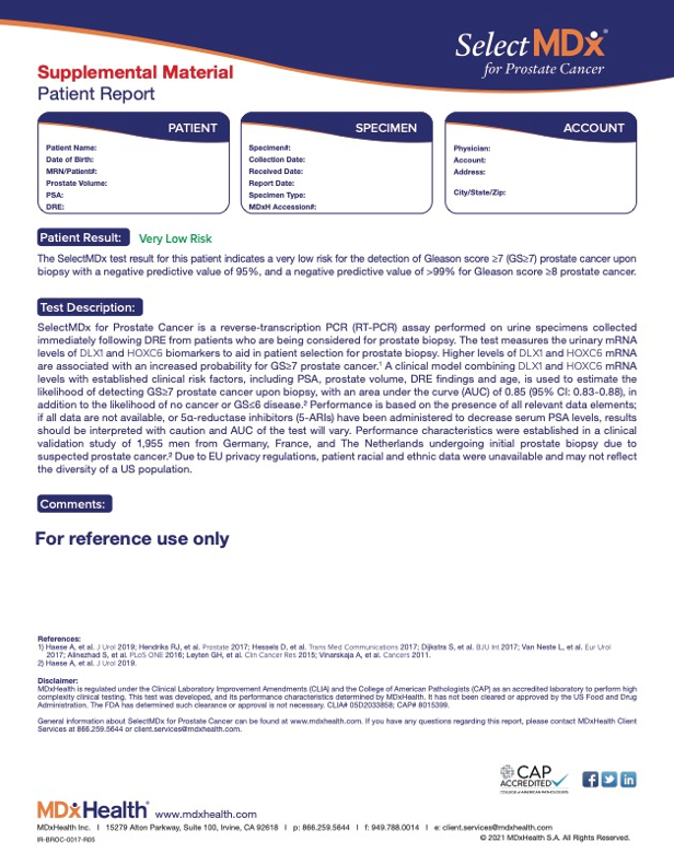 Select mdx Reports - mdxhealth